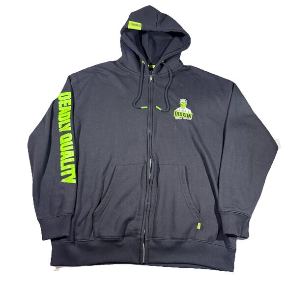DIXXON | Shirts | Dixxon Hoodie Xl Deadly Quality Zip Up Frankenstein ...